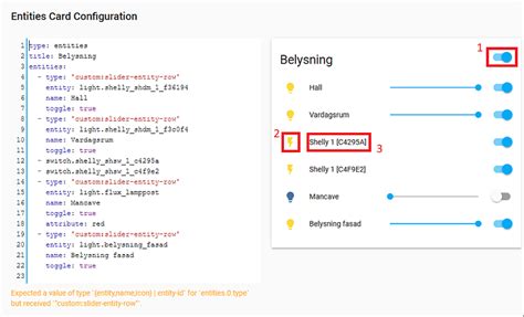 🔹 Slider Entity Row Add Sliders To Entities Cards Dashboards And Frontend Home Assistant