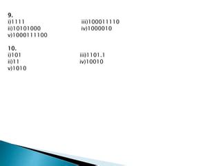 Binary Number System Pptx