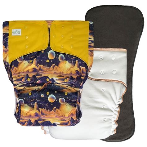 Ecoable Adult Nighttime Diaper Set Incontinence Protective Briefs