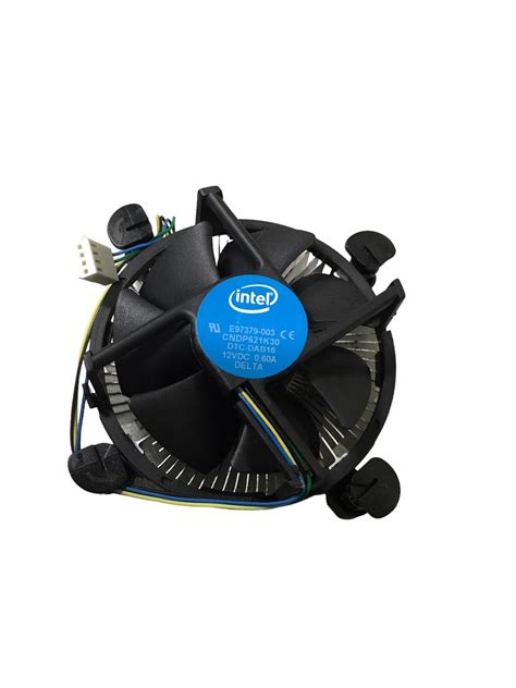 Intel Socket LGA 1150 1155 1156 4 PIN CPU Heatsink Cooling Fan E97379 001 12VDC 0 60A