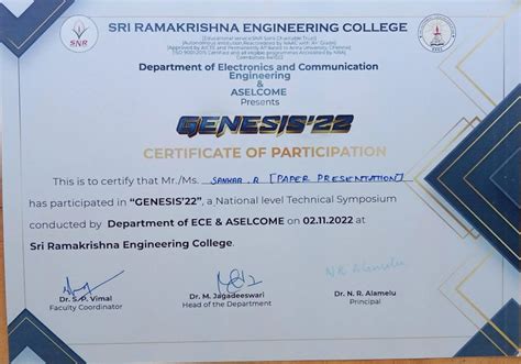 sankar r on linkedin symposium technicalsymposium ece engineering