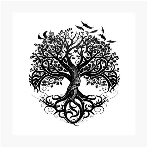 Tree Of Life Tribal Tattoo Baobab Tree Life Baobab Tree Rhinoceros