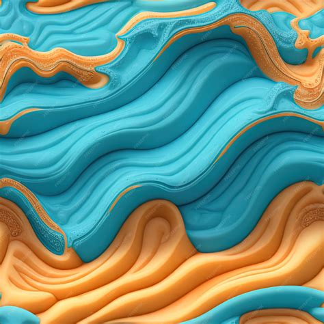 Premium Photo Juicy Plastic Seamless And Melted Texture