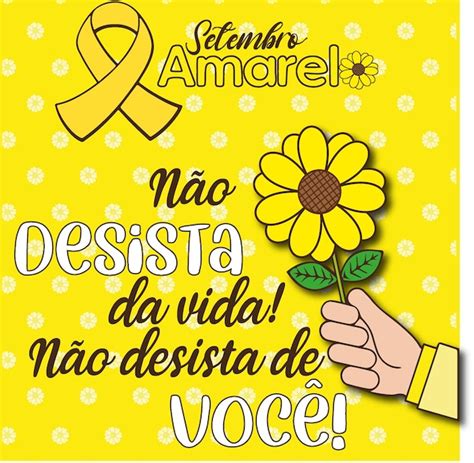 Setembro Amarelo Vetor Premium