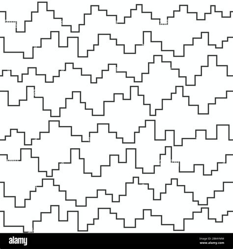 Zigzag Zig Zag Pattern Cut Out Stock Images Pictures Alamy