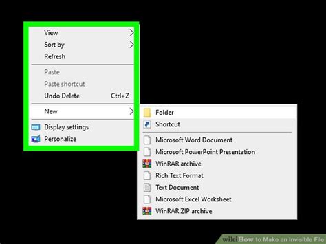 Ways To Make An Invisible File WikiHow