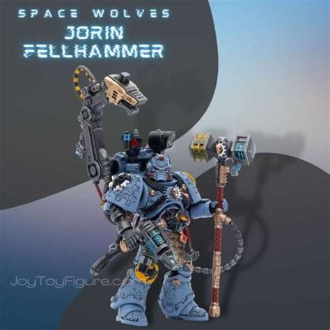 Joytoy Wh40k Space Wolves Iron Priest Jorin Fellhammer Joytoy Figure