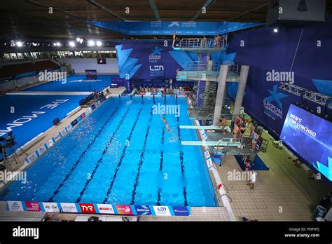 General View Of The Pool From The Broadast Tower During Day Eight Of