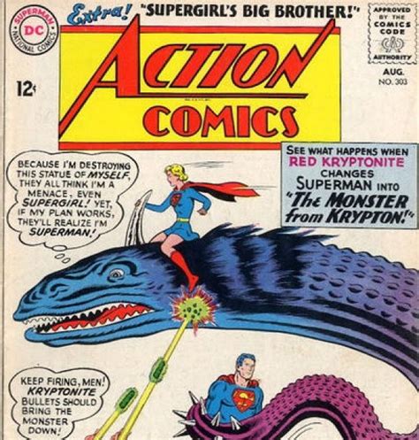 Supergirl Comic Box Commentary Back Issue Box Action Comics 303