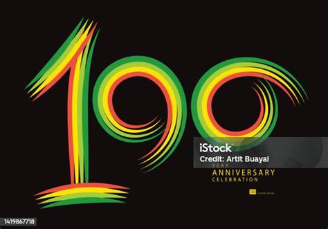 100 주년 기념 로고 타입 다채로운 라인 벡터 100 번째 생일 로고 100 번호 디자인 배너 템플릿 초대장 카드 포스터 티셔츠 로고 번호 요소 2022년에 대한 스톡