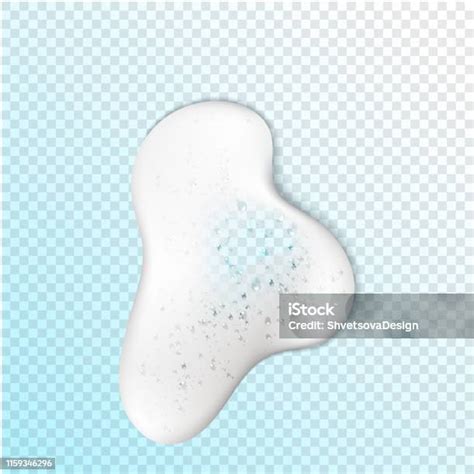 투명 한 배경에 격리 된 거품 효과 비누 젤 또는 샴푸 버블오버레이 텍스처 벡터 면도 광고 디자인에 대한 무스 폼 상단보기 패턴