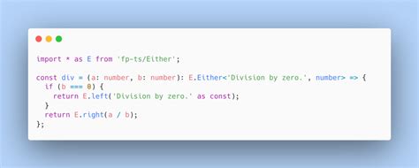 How Can Errors Be Documented With Types In Typescript
