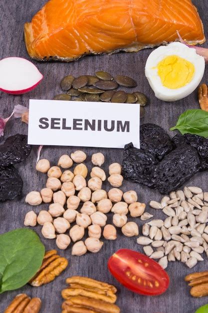 Premium Photo Nutritious Healthy Food Containing Selenium Dietary