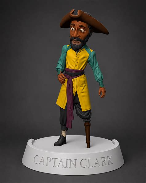 🎬 Backrooms Movie Captain Clark Bobble Head Coloured With Stand