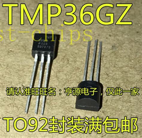 10pcs Tmp36gt9z To 92 Tmp36 Tmp 36gz Low Voltage Temperature Sensors
