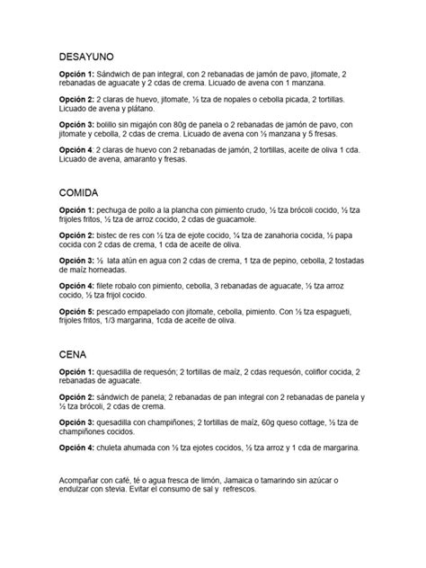 Dieta Balanceada Descargar Gratis Pdf Alimentos Cocina