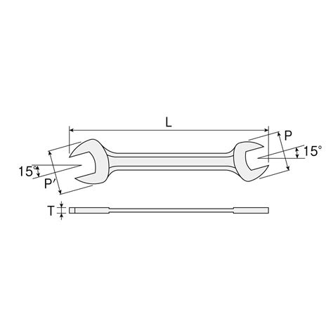 Open End Wrench Drawing At Explore Collection Of