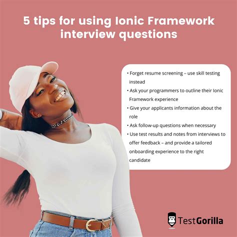 55 Ionic Framework Interview Questions To Ask Programmers Testgorilla