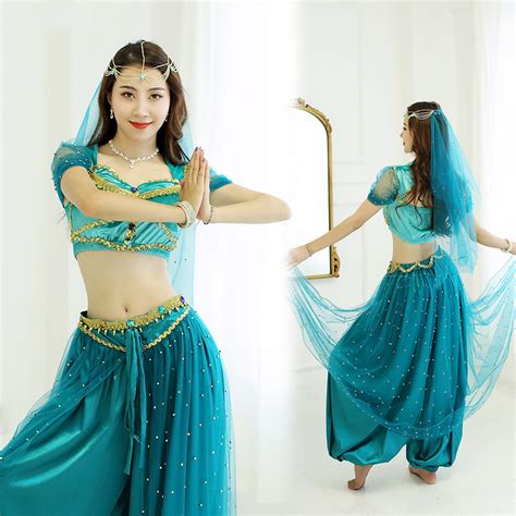 Princess Jasmine Belly Dance Performance Costume Adult Only