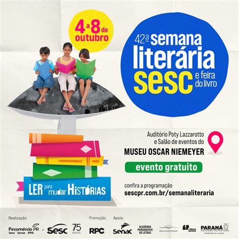 Outubro Tem Início Com A Semana Literária E Feira Do Livro Do Sesc Em