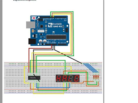 Contapezzi Con Display Segmenti E 4 Cifre Utilizzando Crcuito Integrato