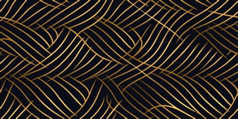 Premium Vector Luxury Background Pattern Seamless Geometric Line Abstract Black Gold Color