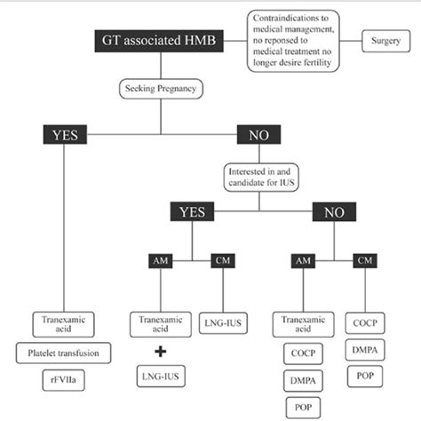 Proposed Algorithm For Medical Treatment Of GT Associated HMB In Download Scientific Diagram