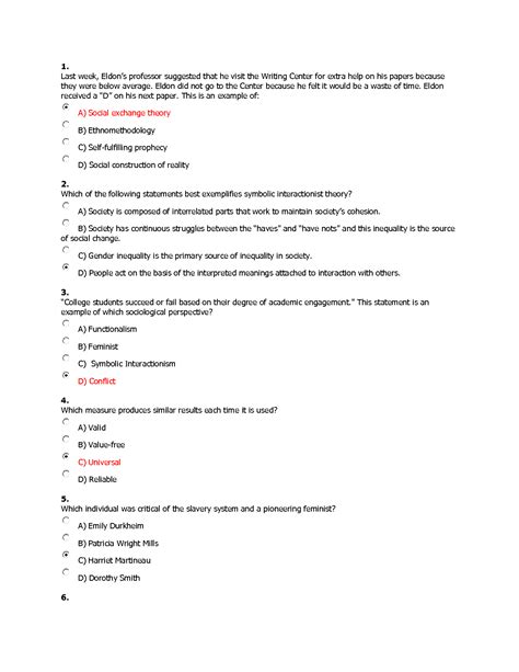 SOLUTION SO101 Grantham Introduction To Sociology I Midterm Exam Studypool