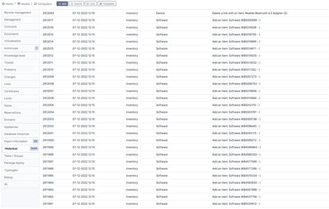 Many Unnecessary Records Are Generated In The Inventory History · Issue 13559 · Glpi Project