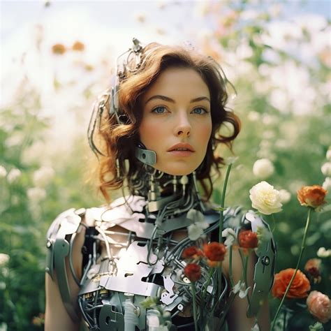 Premium Ai Image A Cyborg Female