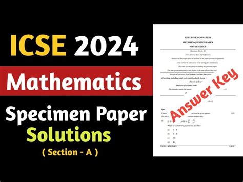 Cisce Specimen Paper 2024 Model Sample For Icse 10 And Isc 57 Off
