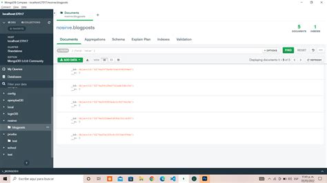 javascript why doesn t load data into my collection mongodb stack