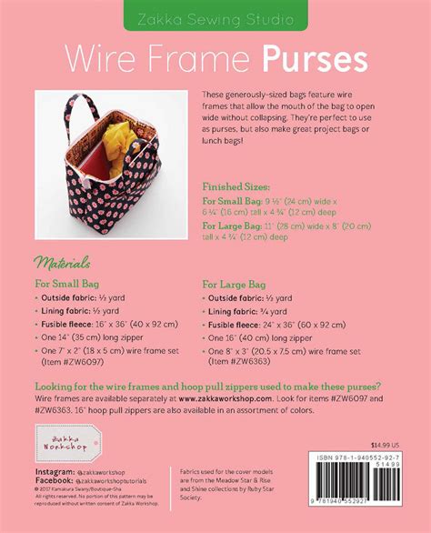 Pattern Wire Frame Purses The Singer Featherweight Shop
