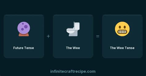 How To Make 😬 The Wee Tense In Infinite Craft The Wee Tense Recipe
