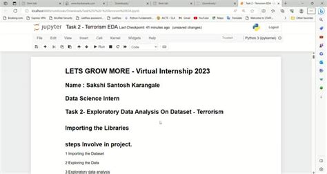 Sakshi Karangale On Linkedin Linkdin Task2 Datascience Python