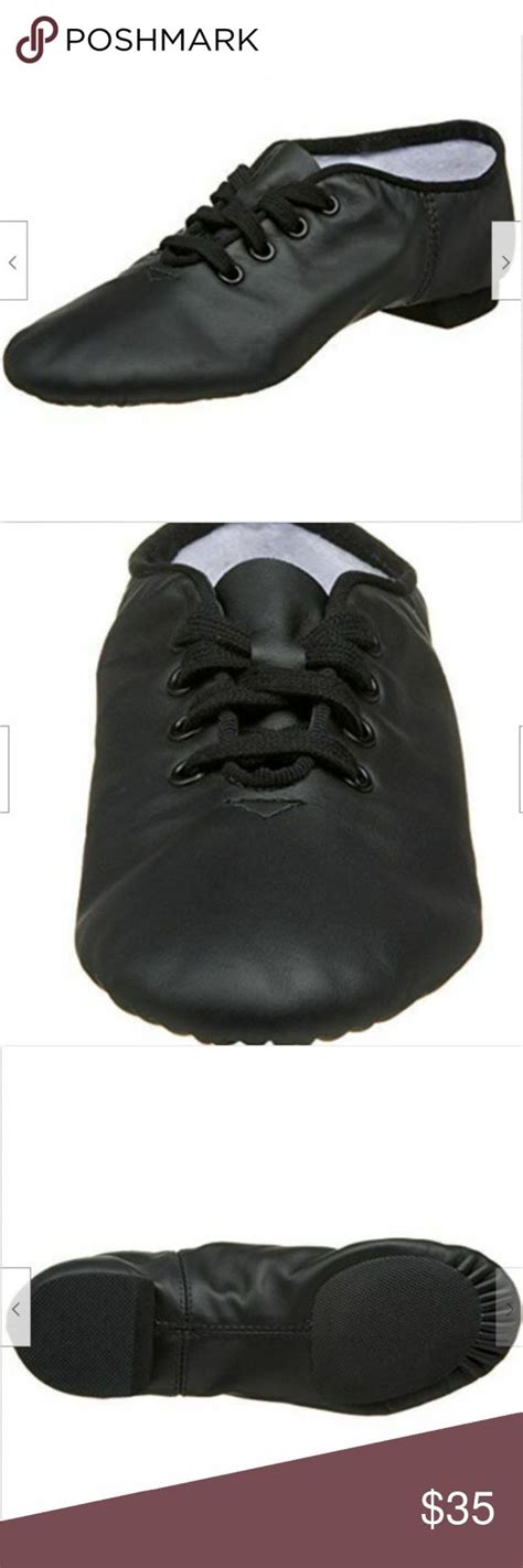 Capezio Cg02c Black Lace Split Sole Jazz Shoe Jazz Shoes Leather