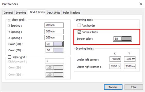 Showhide Contour Lines