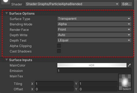 Can I Control A Blending Mode In Material Inspector Shadergraph Real Time Vfx