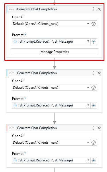 Generate Chat Completion Multiple Activities Activities Uipath