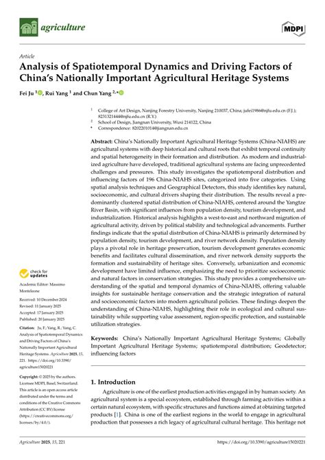 Pdf Analysis Of Spatiotemporal Dynamics And Driving Factors Of Chinas Nationally Important