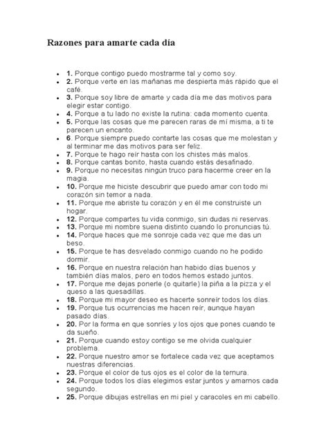 365 Razones Por Las Que Te Amo Pdf Amor