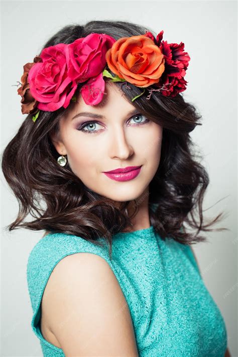 Premium Photo Portrait Of Cute Beautiful Model Moman With Makeup