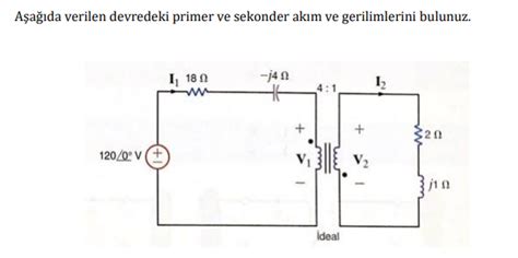 Solved Find The Primary And Secondary Currents And Voltages