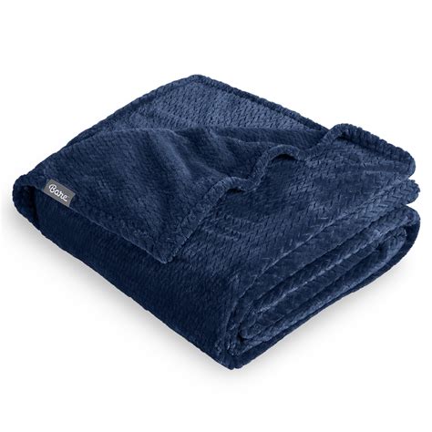Bare Home Microplush Fleece Textured Blanket 300 Gsm Fuzzy