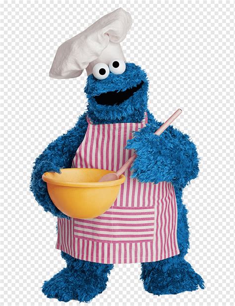 파란 세서미 스트리트 캐릭터 아트 쿠키 몬스터 Mr Snuffleupagus 어니 초콜릿 칩 쿠키 세서미 스트리트 캐릭터 쿠키 몬스터 빵 굽기 요리 자료 Png