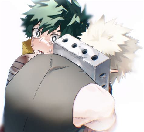 Midoriya Izuku And Bakugou Katsuki Boku No Hero Academia Drawn By Sesami Dkt Danbooru