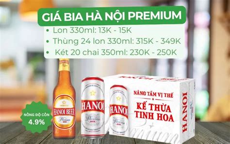 Cập Nhật Giá Bia Hà Nội Bạc Và Các Loại Bia Hà Nội Phổ Biến Nhất Hiện Nay