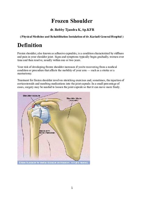 Doc Frozen Shoulder