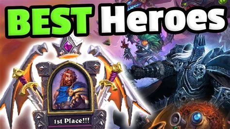 Best Classesheroes Hearthstone Battlegrounds Youtube