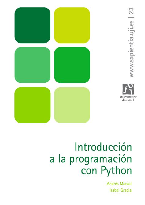 pdf introduccion a la programacion en python